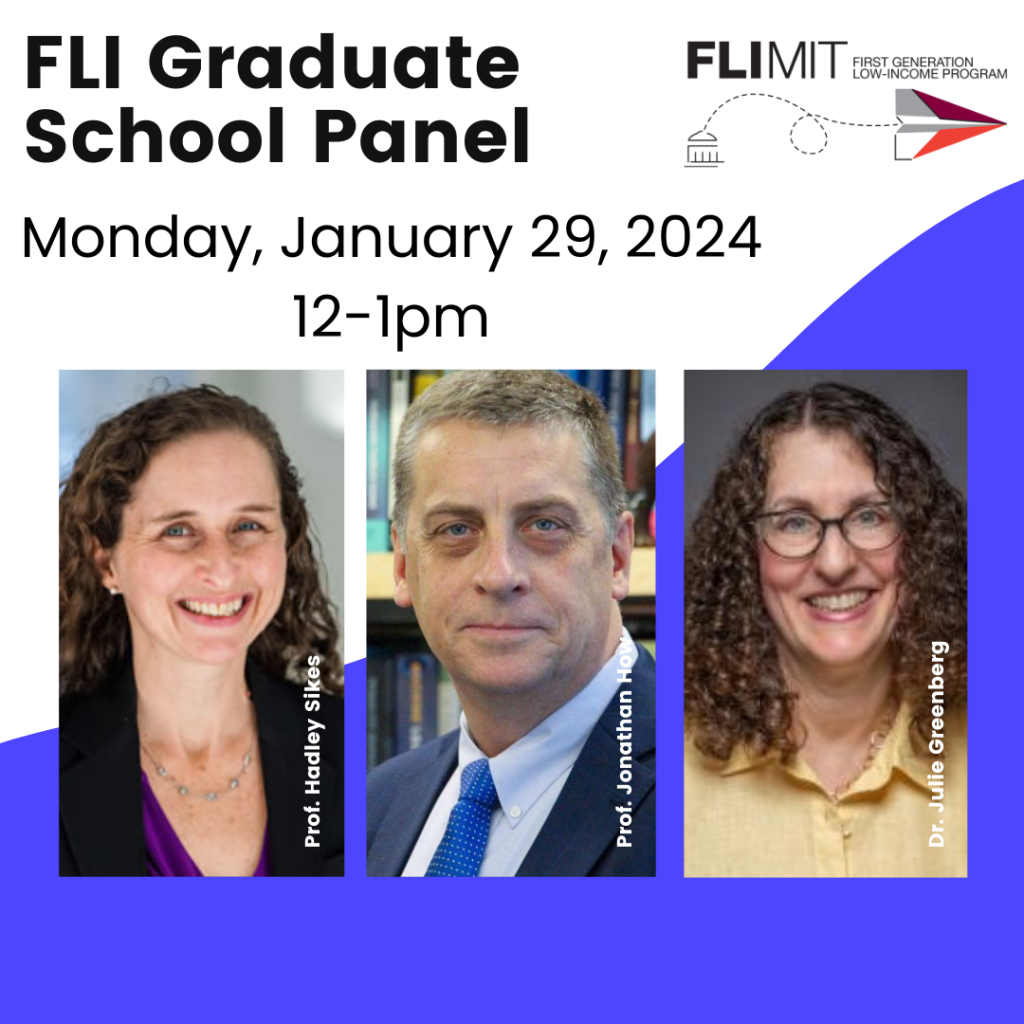 FLI Graduate School Panel | MIT Office of the First Year